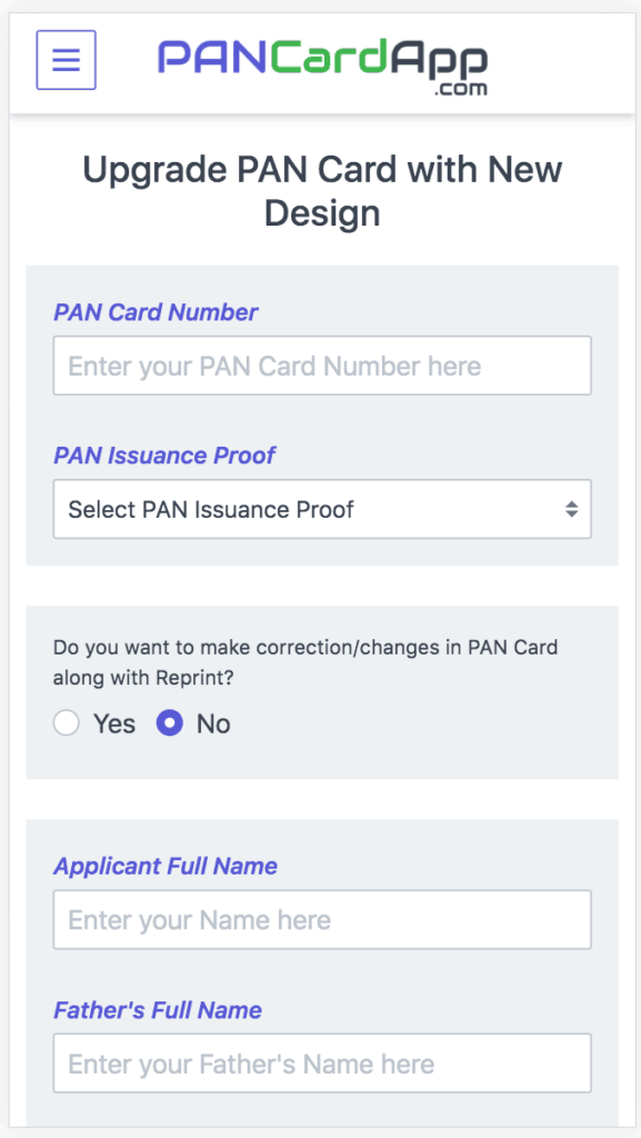 How to Get New Smart PAN Card - TrackPAN.org